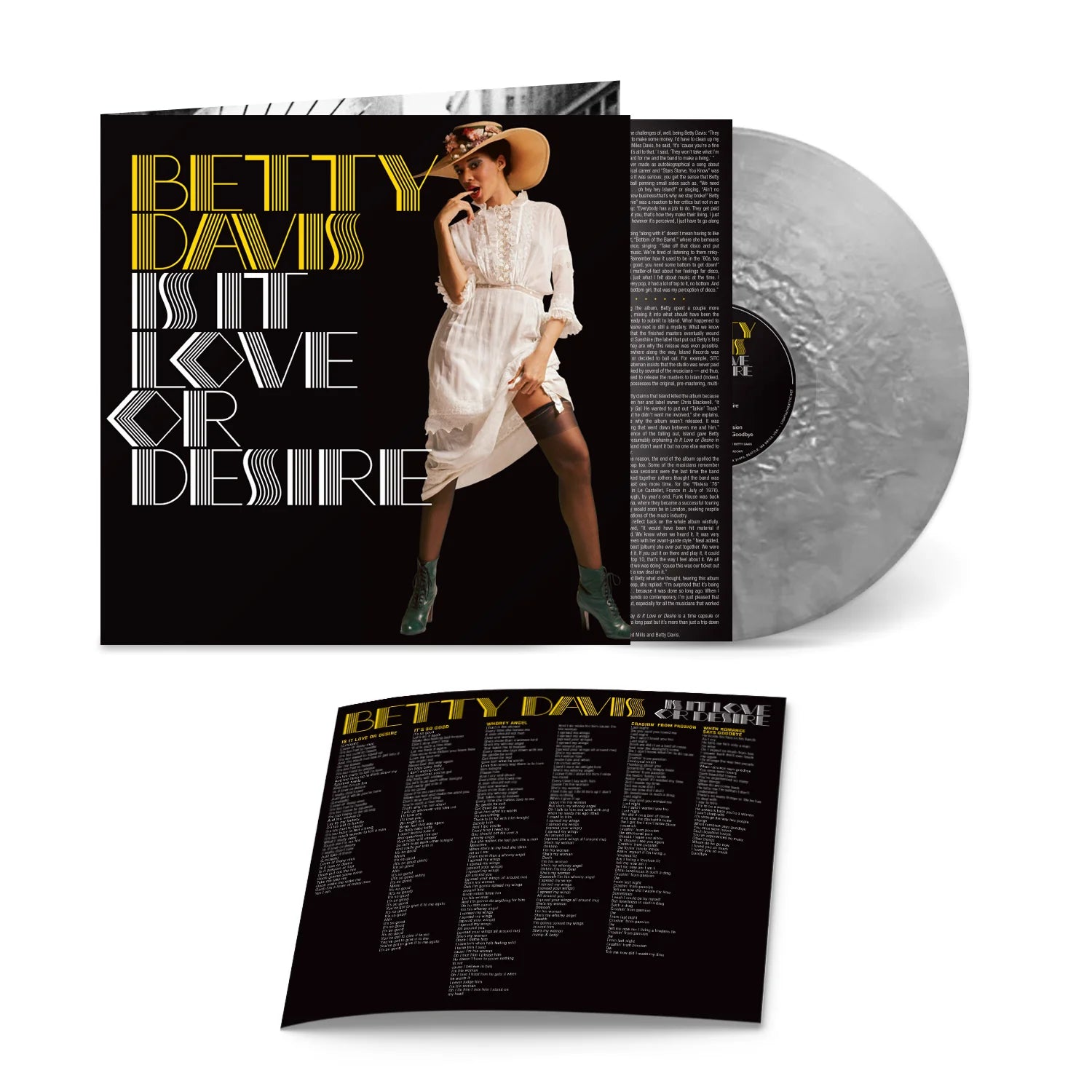 Betty Davis - Is It Love Or Desire (LP Silver metallic wax) – Salvaje ...