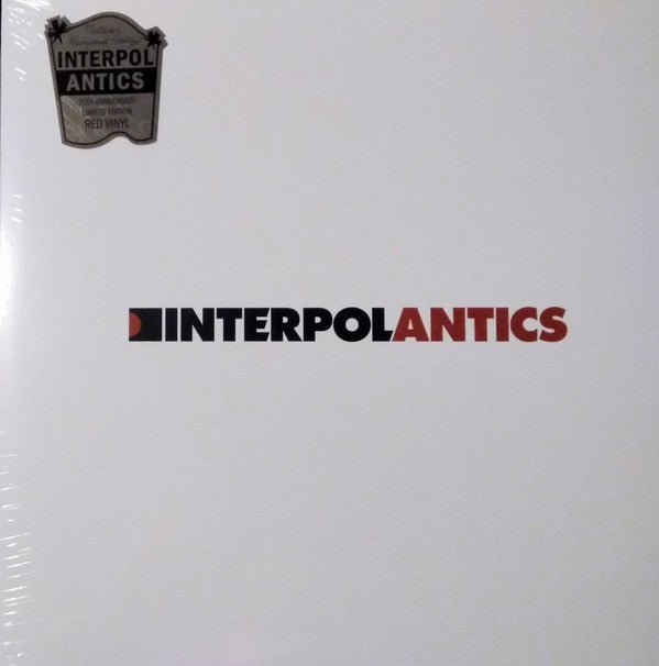 Interpol - Antics (20th Anniversary Limited Edition Red Vinyl ...