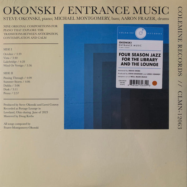 Okonski - Entrance Music (Orange and Black Swirl Vinyl) – Salvaje Music ...